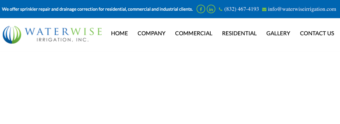 Waterwise Irrigation Inc Help - Waterwise Irrigation Inc